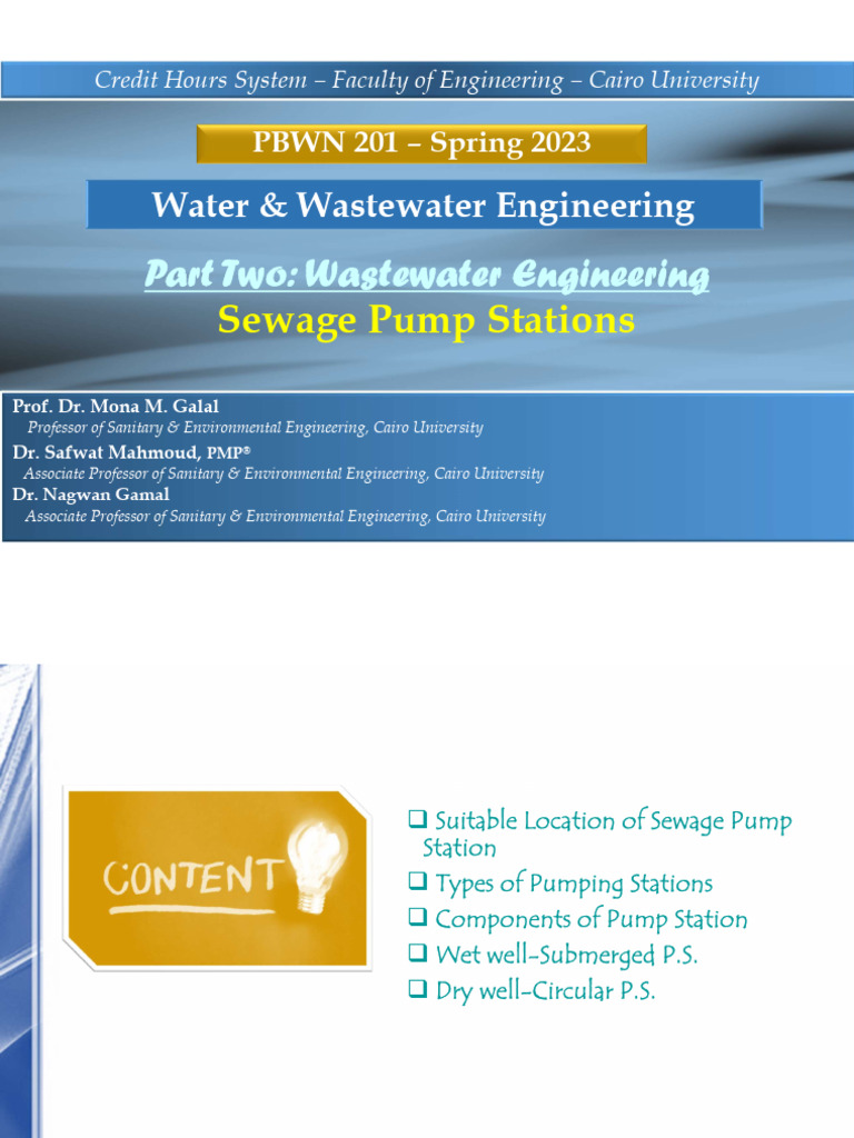 Pump Stations | PDF | Pumping Station | Sewage