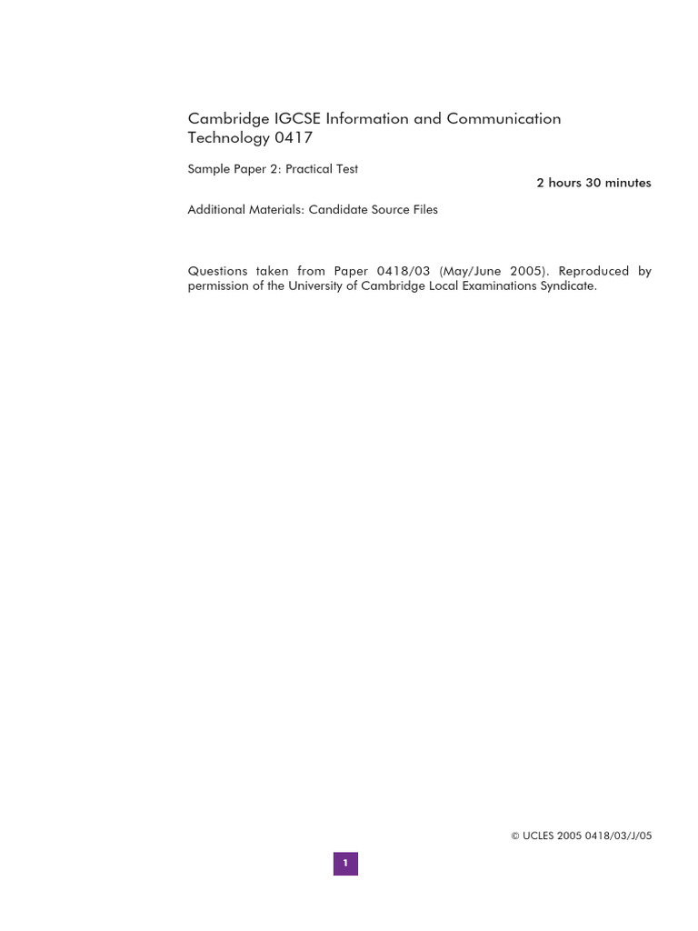 Sample Paper 2 | PDF | Computing