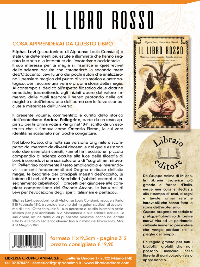 Libro Rosso - Levi Eliphas Pellegrinon Andrea | PDF