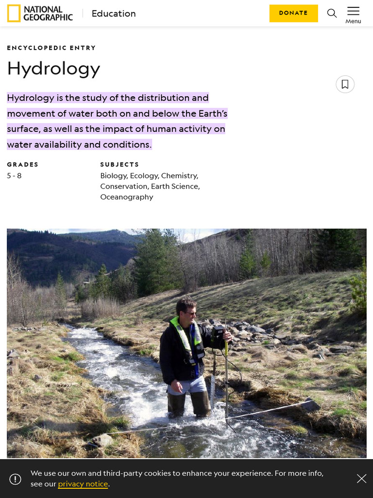 Hydrology | PDF | Water | Hydrology