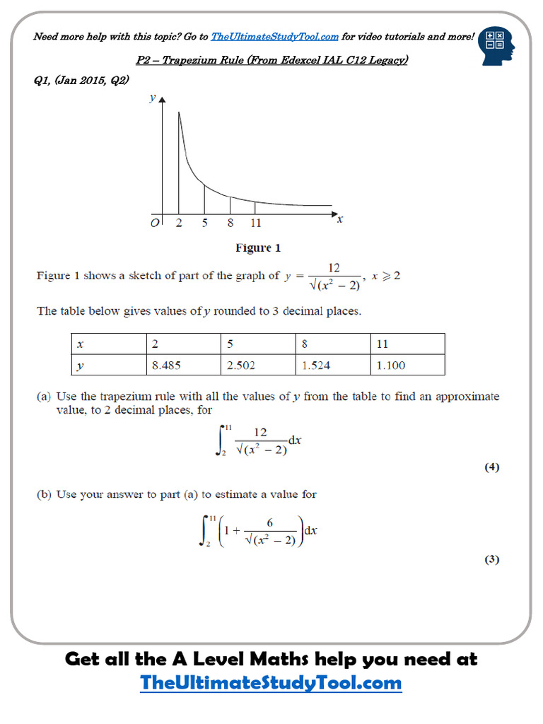 p2 Trapezium Rule | PDF | Computers | Technology & Engineering