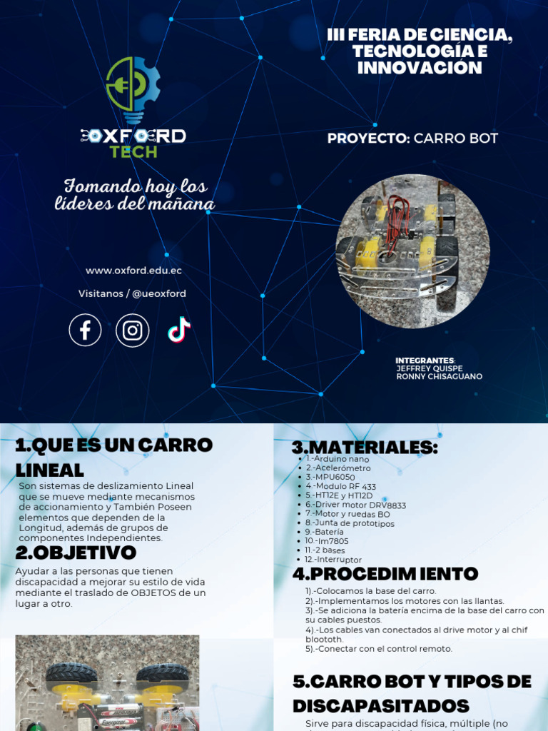 Proyecto de Carro Bot | PDF | Bienes manufacturados