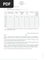 Form No. 3 PDF | PDF