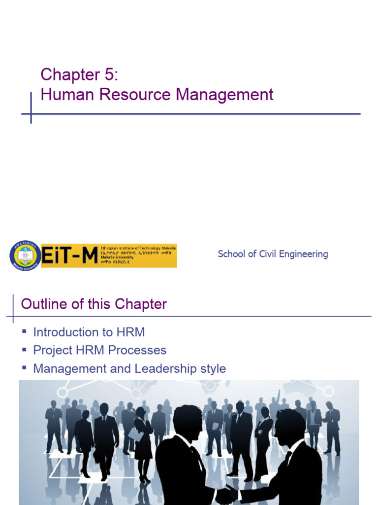 Chapter 5 - Human Resource Management. | Download Free PDF | Motivation | Motivational