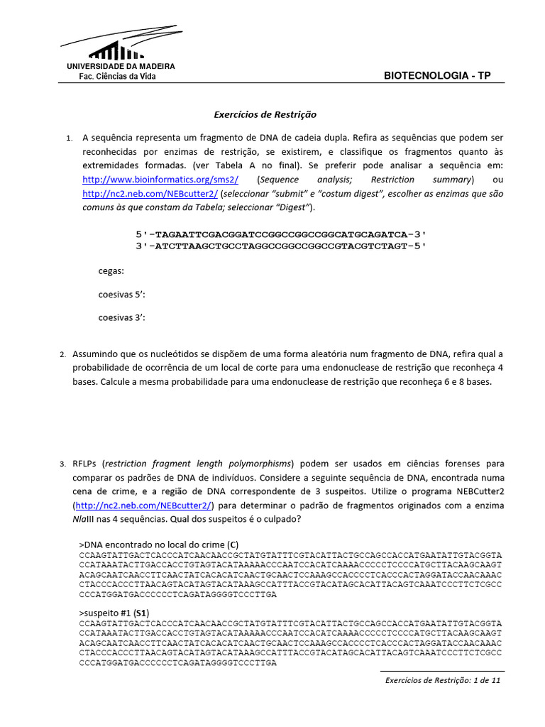Restriction Exercises | PDF