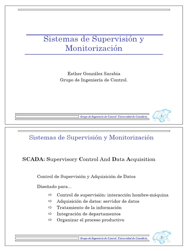 Sistemas SCADA | PDF | Scada | Ingeniería de software