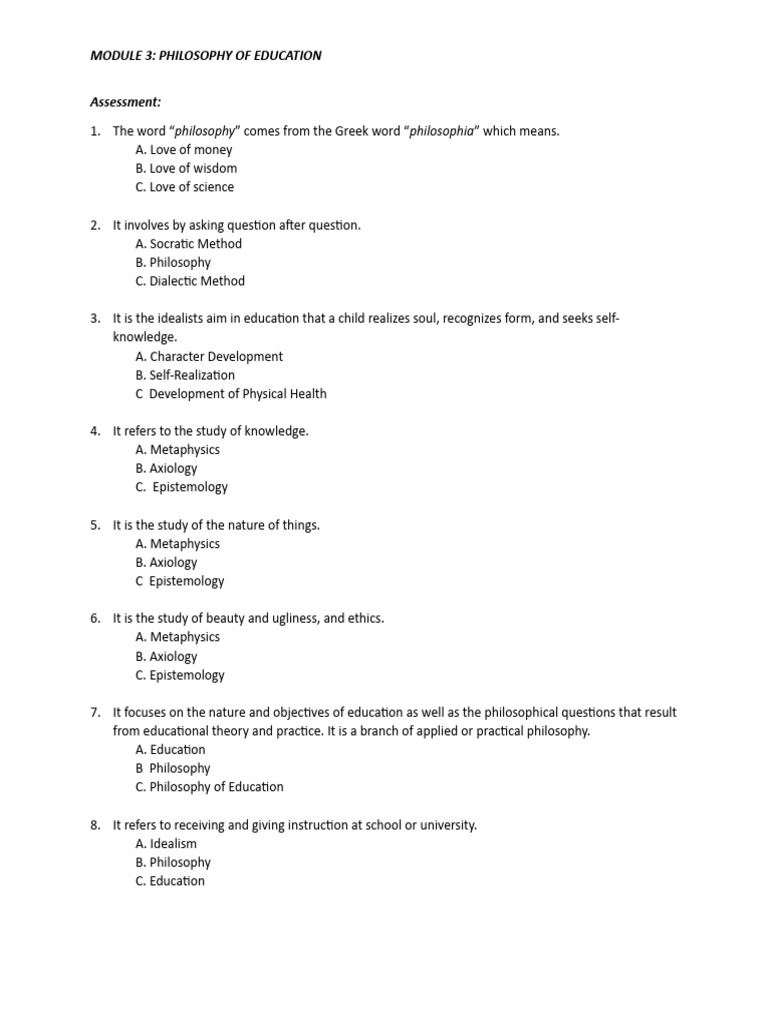GR3 TTP Assessment | PDF | Philosophical Realism | Philosophy Of Education