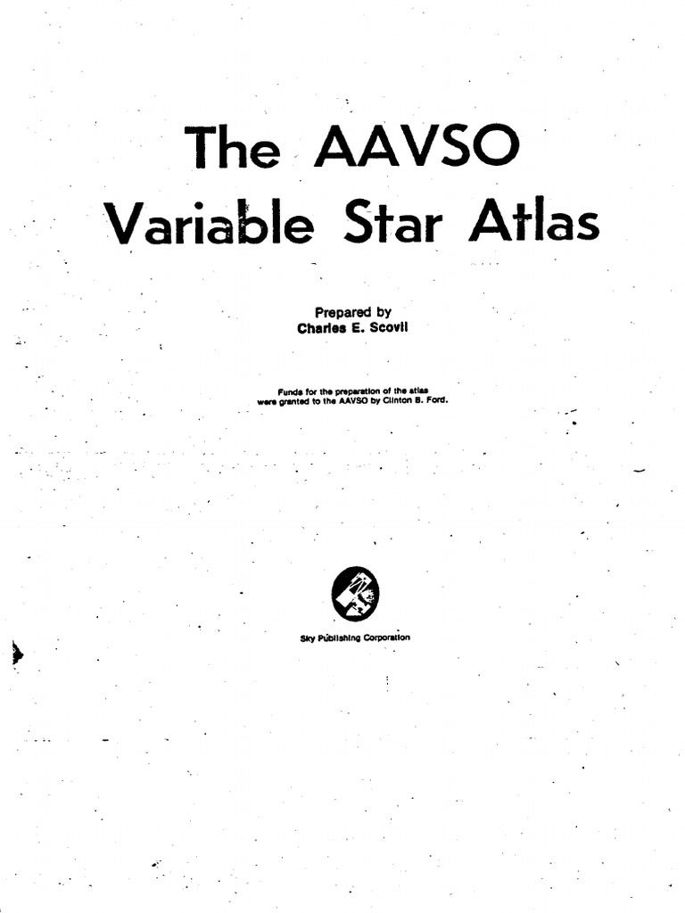 Astronomy - AAVSO Variable Star Atlas | PDF