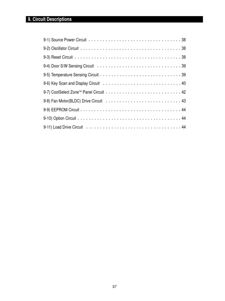 Circuit Descriptions | PDF