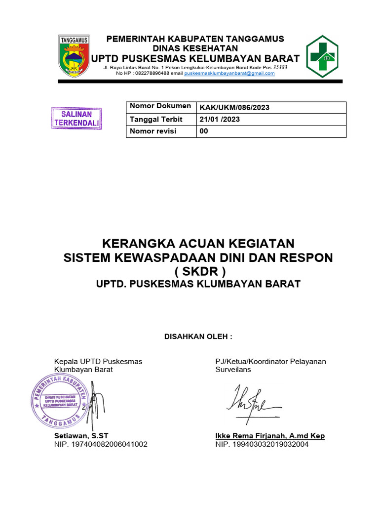 Kak SKDR | PDF