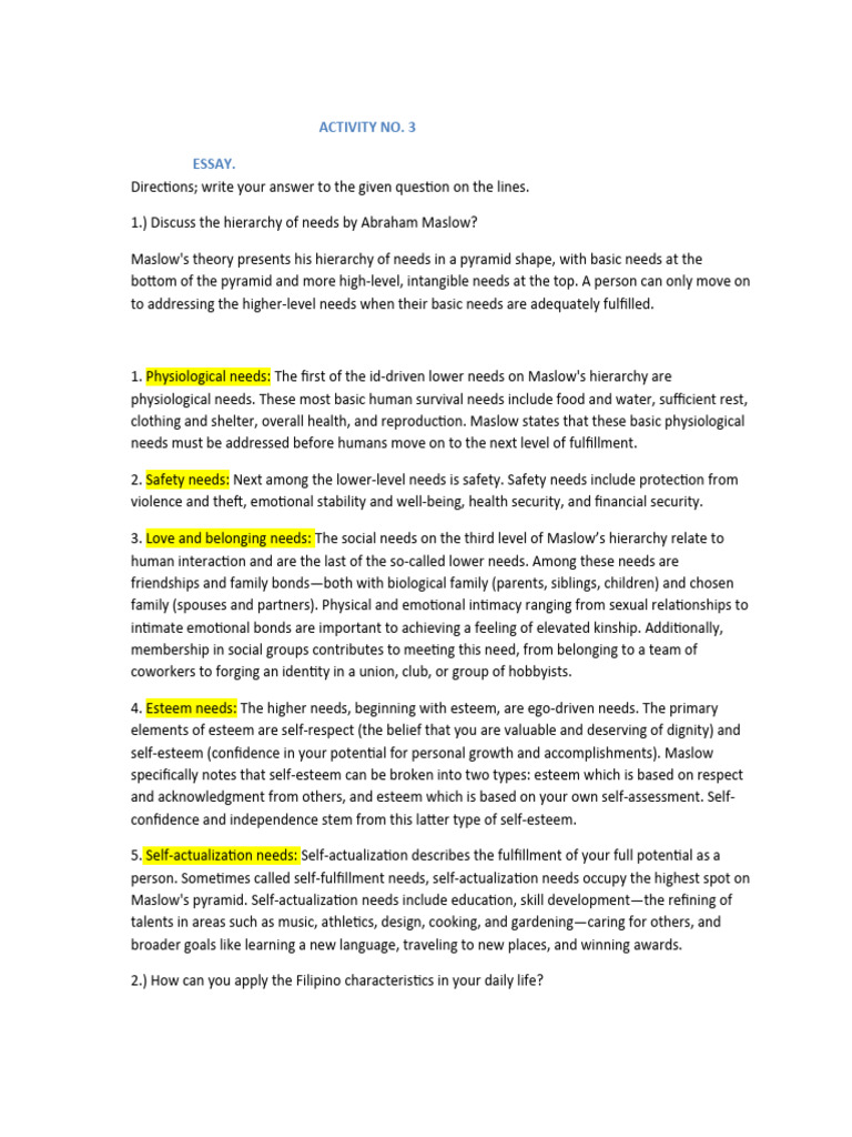 Activity No. 3 NSTP | PDF