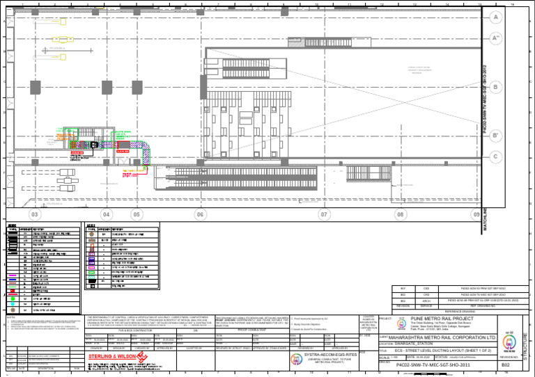 P4c02-Snw-Tv-Mec-Sgt-Sho-2010 - Ecs-Street Level Ducting Layout Key ...