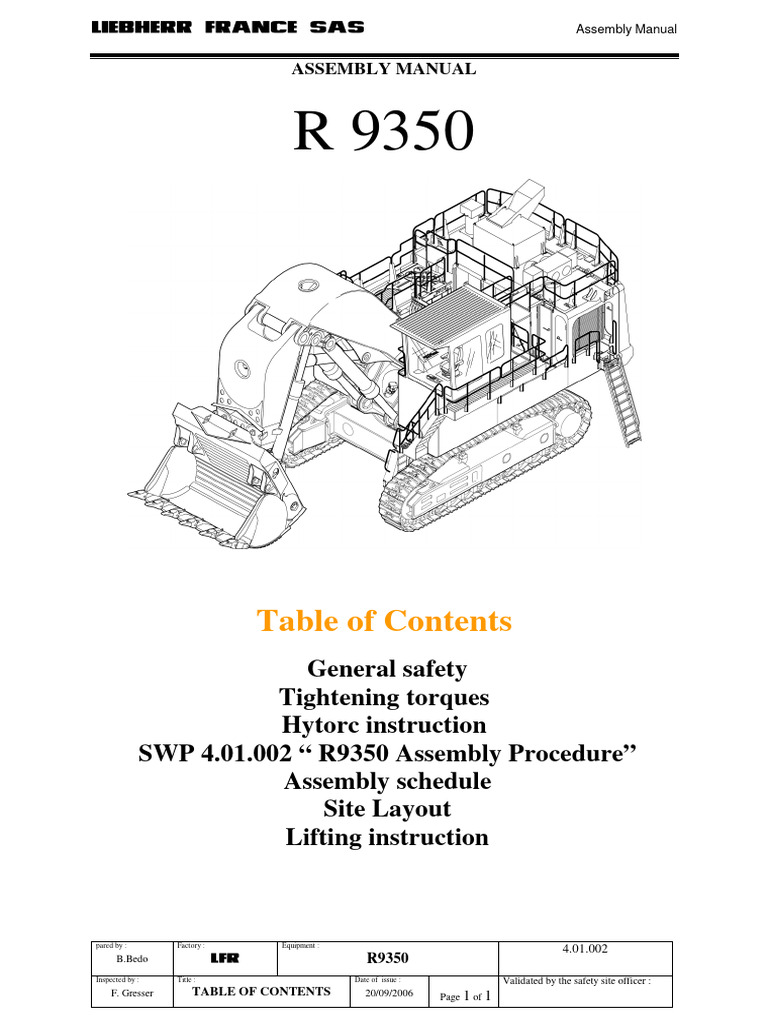 Assembly Manual R9350 | PDF | Truck | Fires