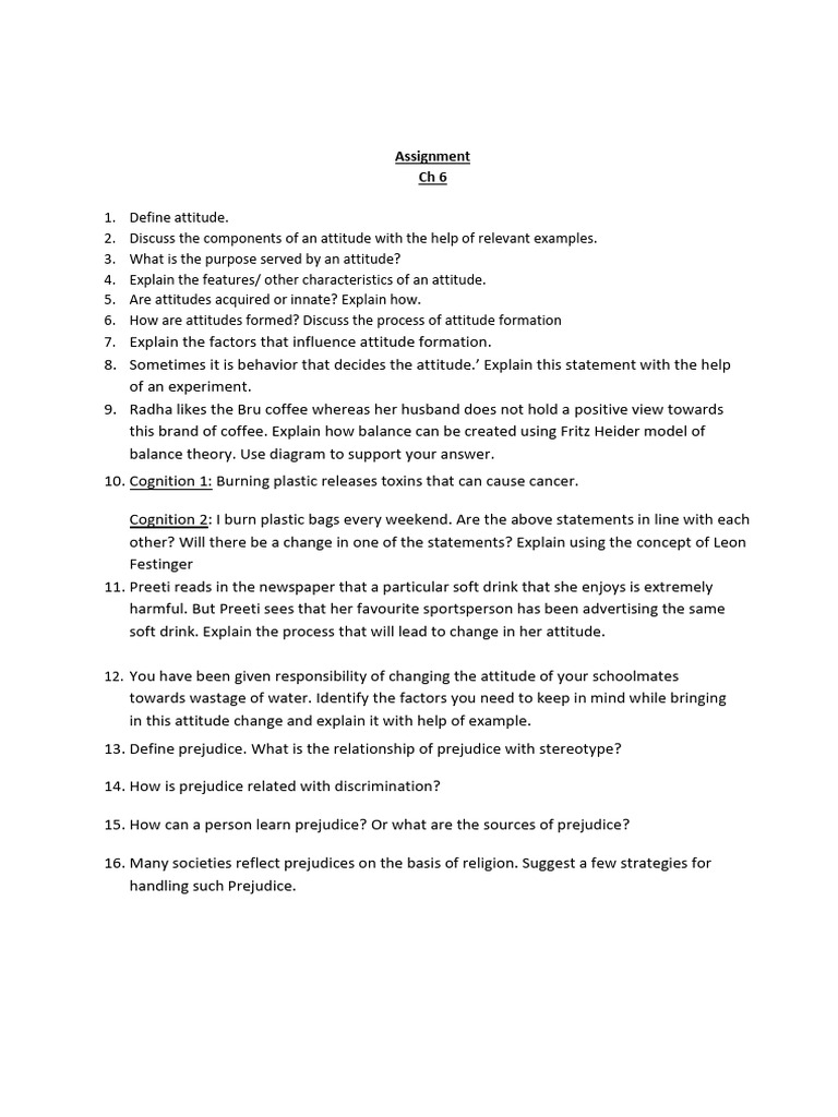 Assignment CH 6 Main | PDF