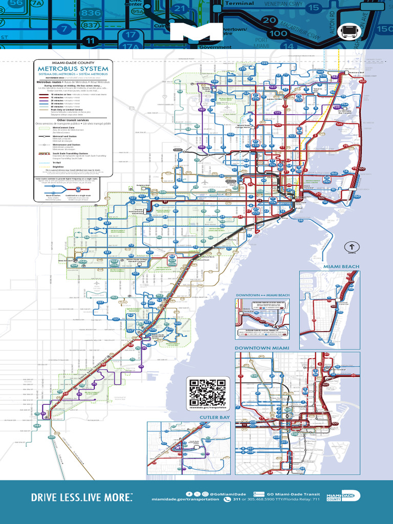 Metro Bus Maps Route | PDF | Miami | Transport