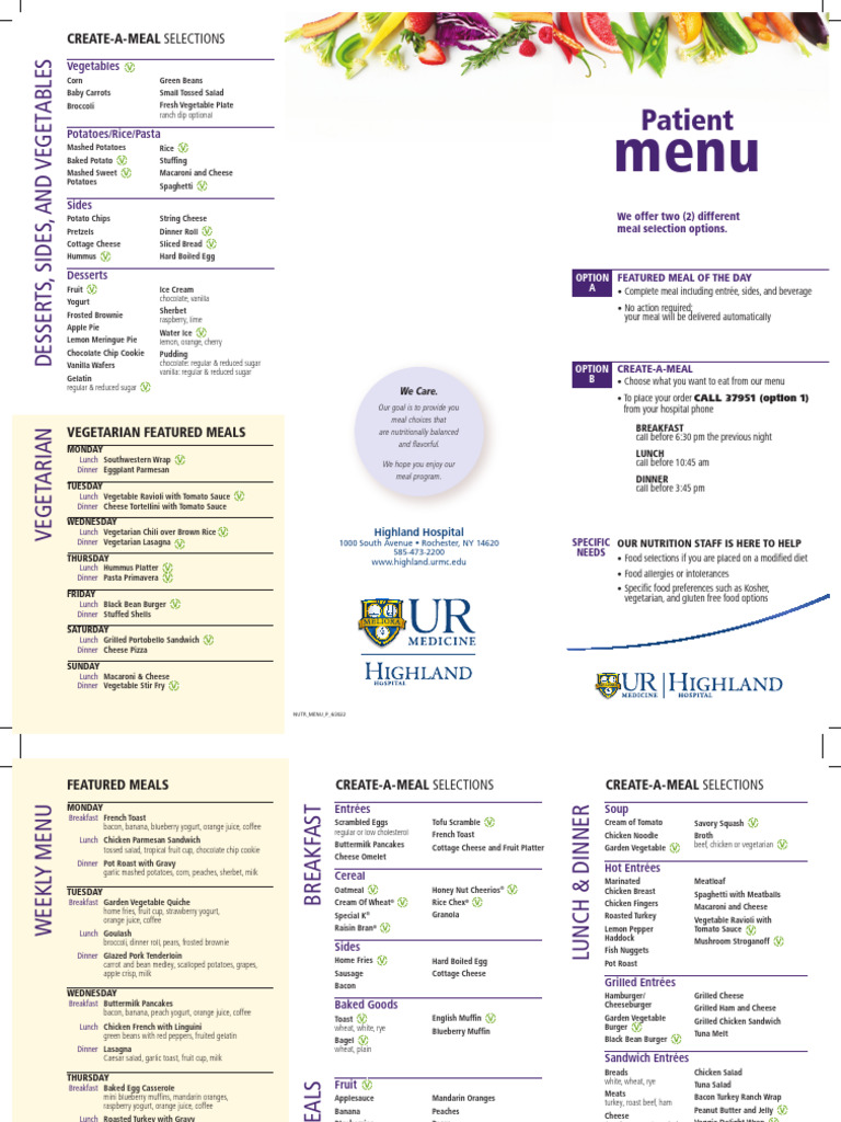 Patient Menu2 | PDF