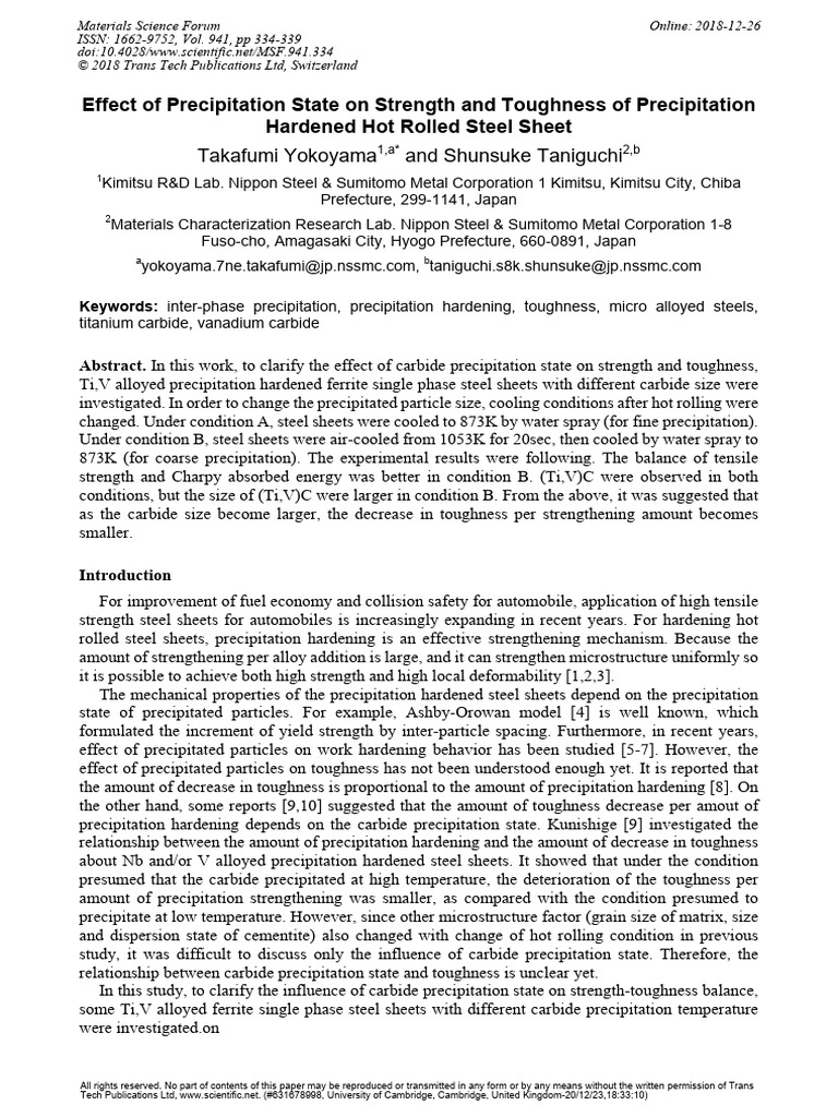 MSF 941 334 | PDF | Steel | Materials