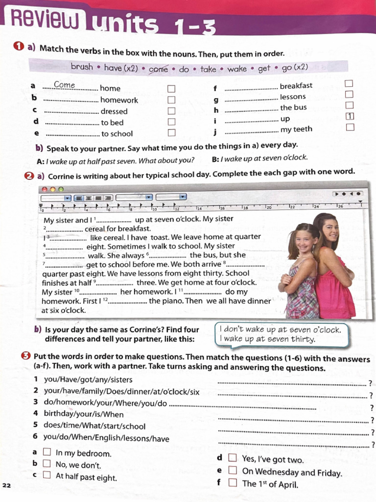 A2 - Verifica Unità 1-3 | PDF