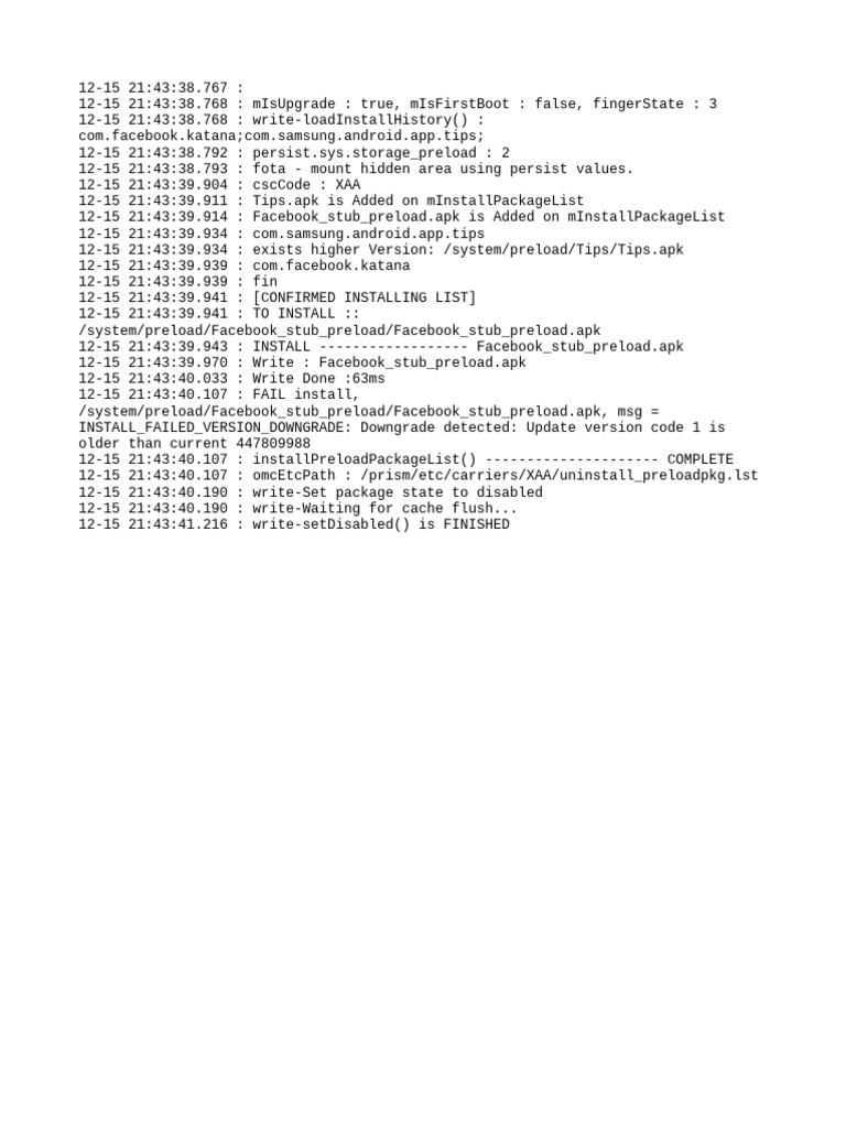 Preload Installer | PDF