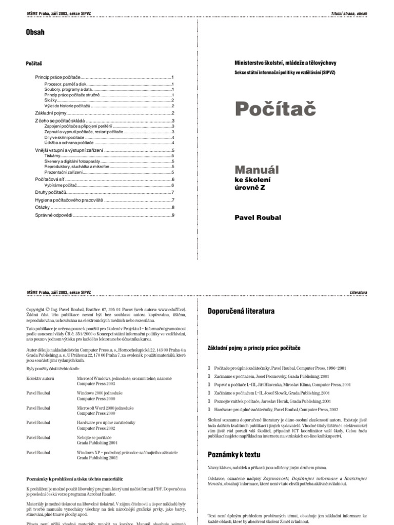 Pocitac | PDF