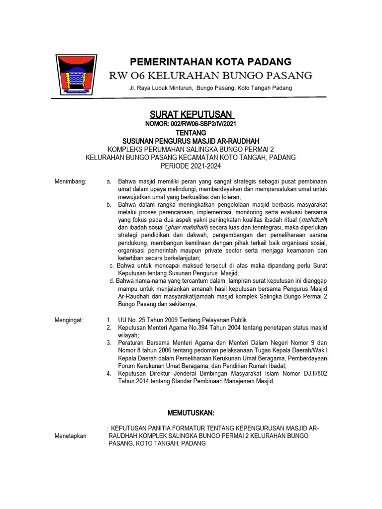 Struktur Organisasi Kepengurusan Masjid Ar-Ruadhah 18 Feb 2021blm Ada ... Struktur Organisasi Kepengurusan Masjid Ar-Ruadhah 18 Feb 2021blm Ada ...