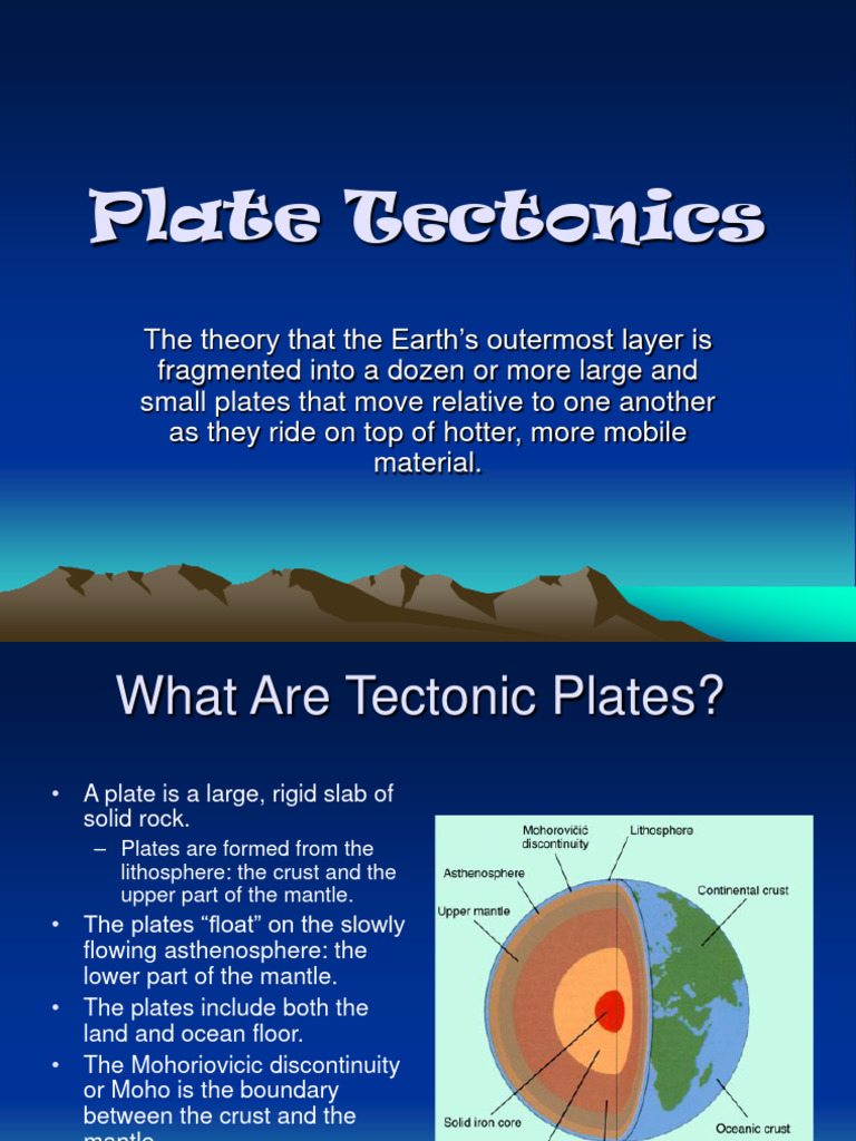 Plate Tectonics Powerpoint | PDF