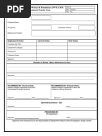 Employee Transfer Checklist Template | PDF