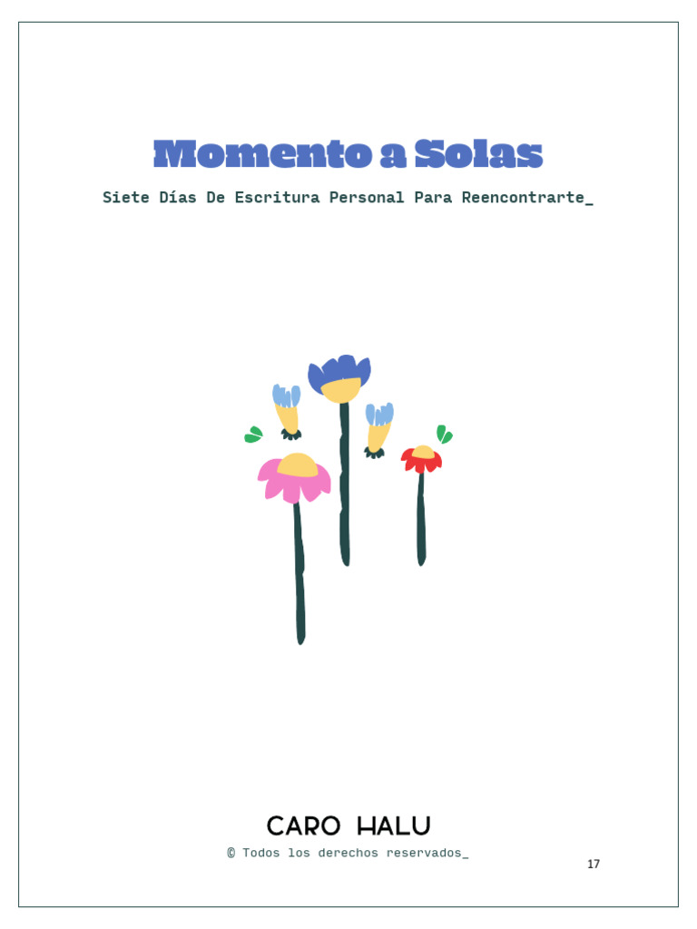 Siete Dias de Diario Personal 2022 HALU | PDF