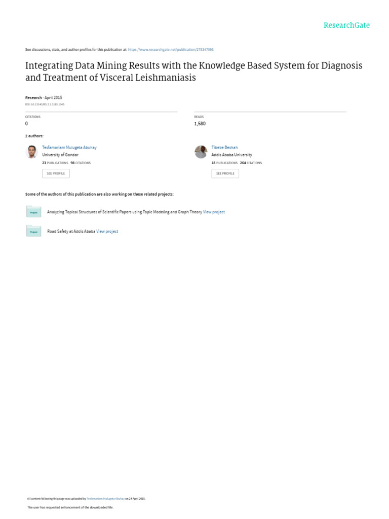 Integrating Data Mining Results With The Knowledge Based System For Diagnosis and Treatment of ...