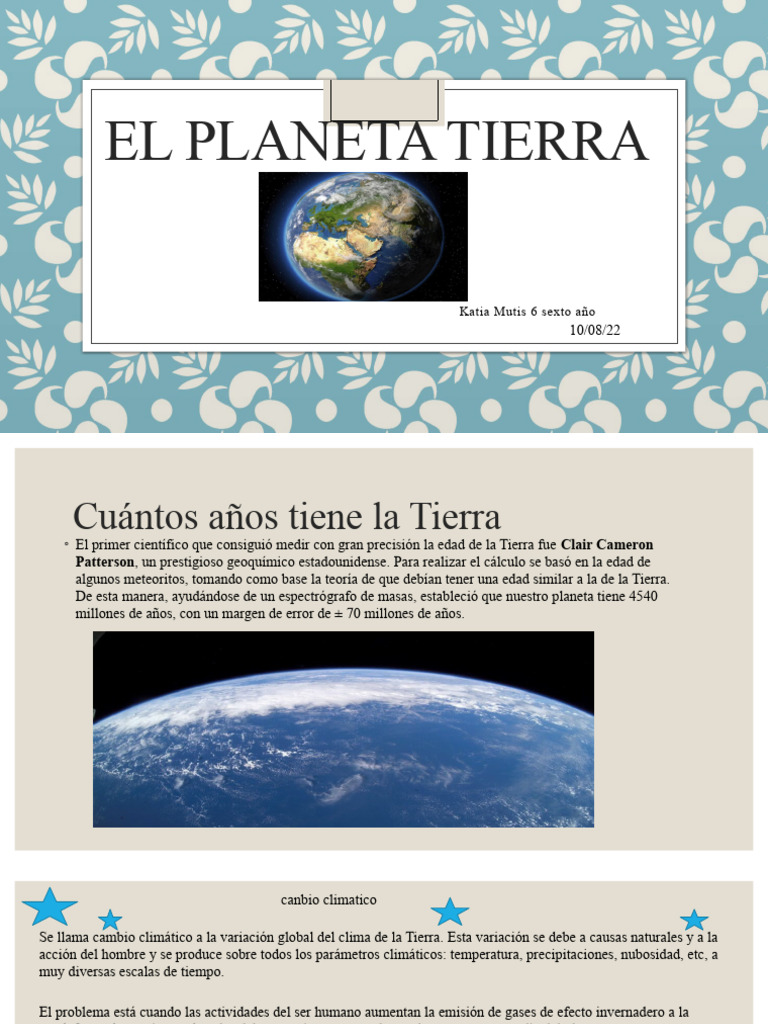 El Planeta Tierra | PDF
