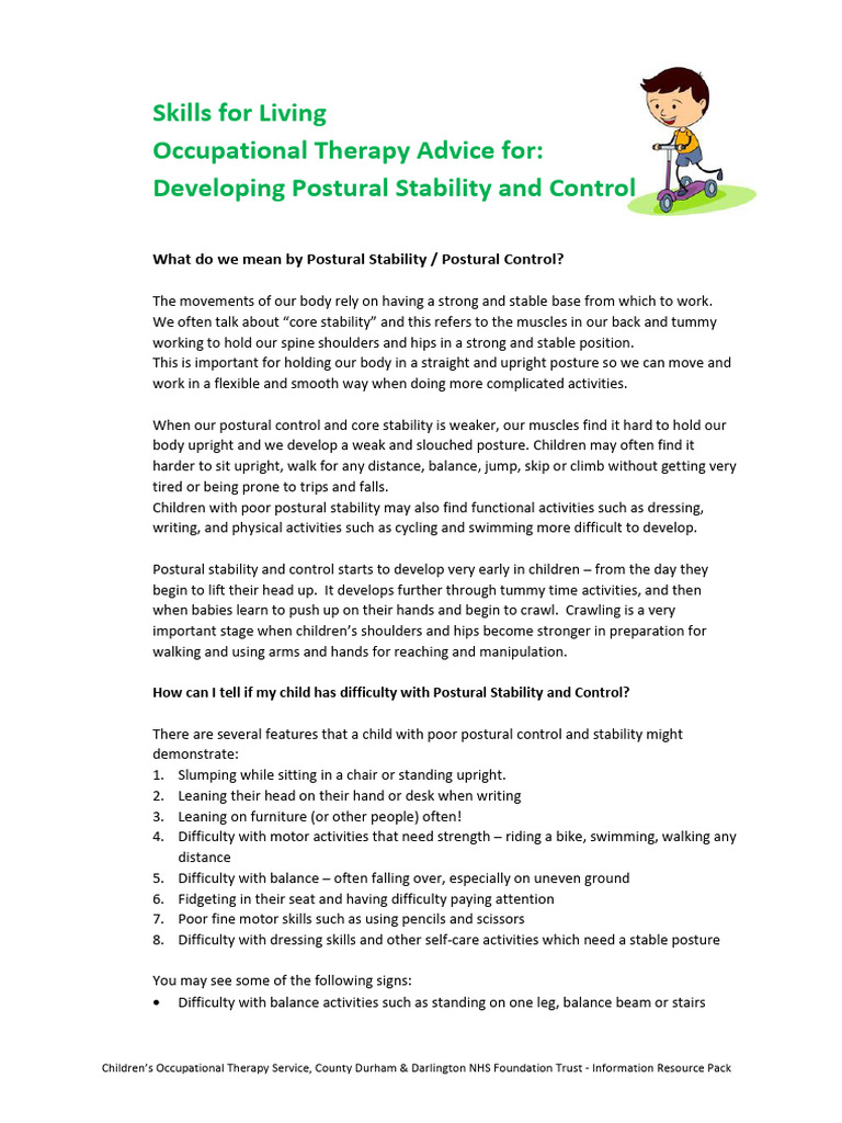 Postural Control | PDF