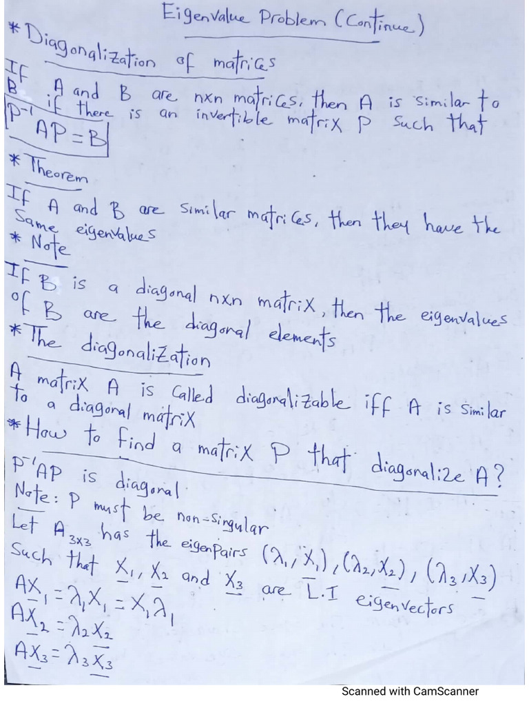 Eigenvalue problem part 2 | PDF