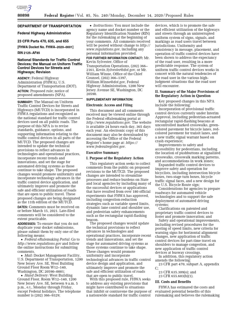 National Standards For Traffic Control | PDF | Pedestrian Crossing ...