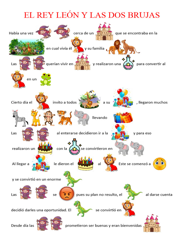 Cuento Pictograma | PDF