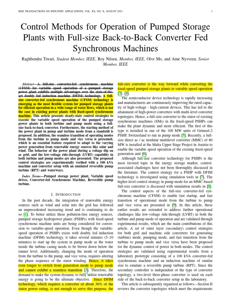 IEEE Industry Applications Control Strategy v7 | PDF | Electrical Grid | Electrical Engineering