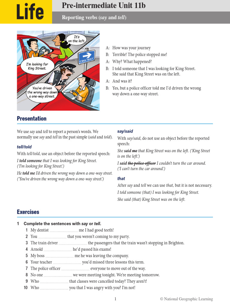 Pre-Intermediate GW 11b | PDF | Language Mechanics | Syntax