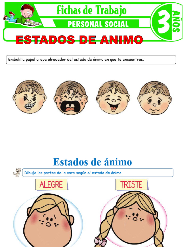 Estados de Animo para Ninos de 3 Anos | PDF