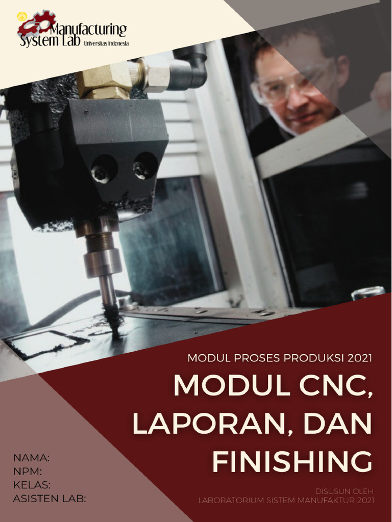Modul Praktikum CNC, Finishing, Dan Produk Inovasi - Proses Produksi 2021 | PDF