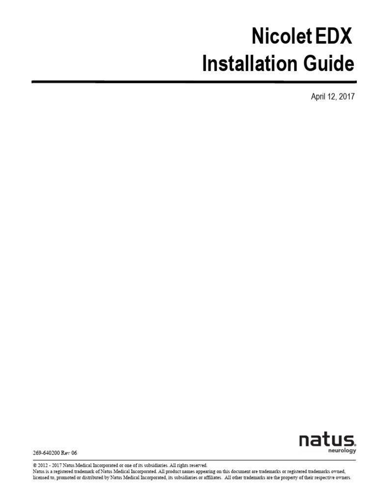 269-640200 Rev 06 - PVE - EDX Installation Guide - 04-12-17 | PDF | Mains Electricity | Power Supply