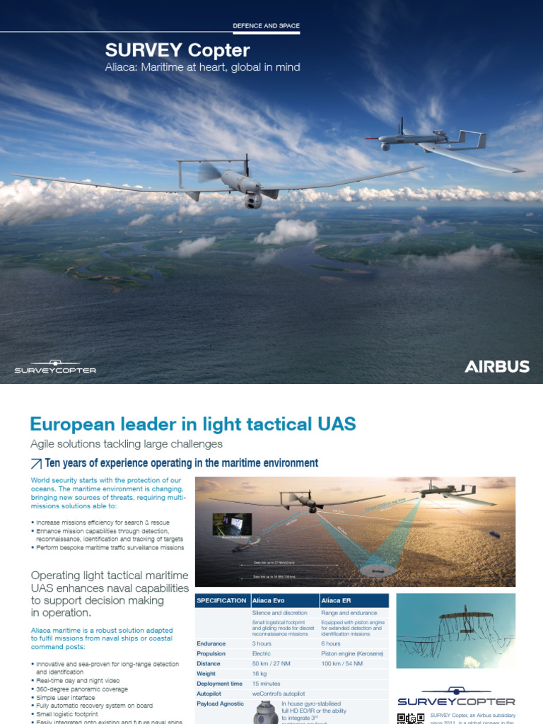 Brochure Aliaca Line | PDF | Unmanned Aerial Vehicle | Transport