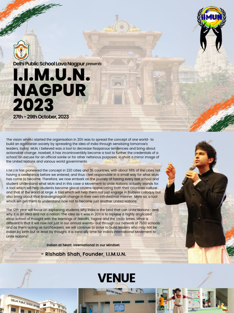 I.I.M.U.N. Nagpur 2023 Conference Brochure | PDF
