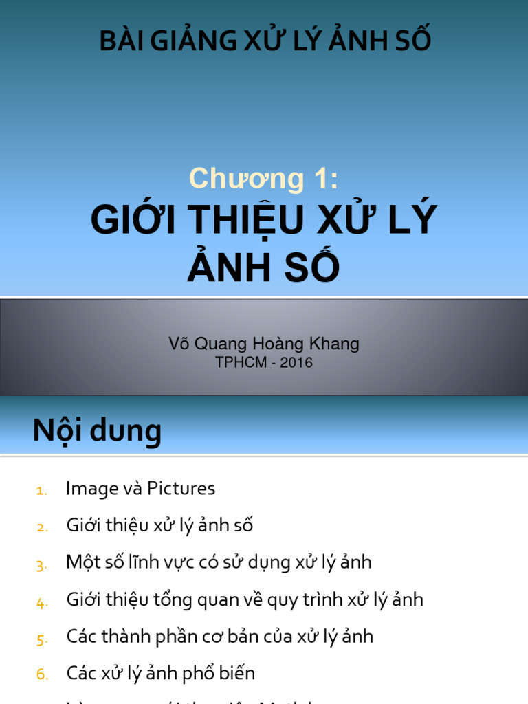 Xla BaiGiang 01 | PDF