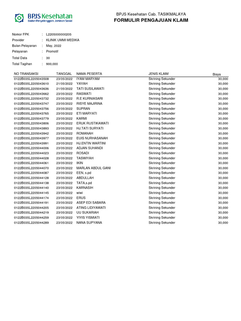 FPK Skrining DM | PDF