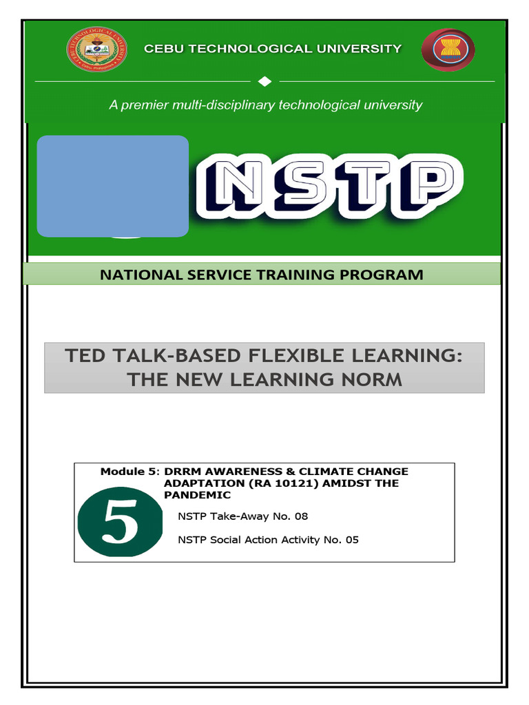 NSTP Module 5 | PDF | Disaster Risk Reduction | Emergency Management