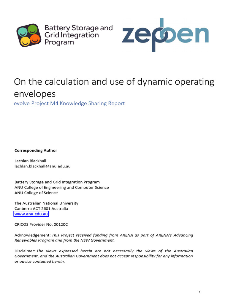 Operating Envelope | PDF | Solar Power | Photovoltaics