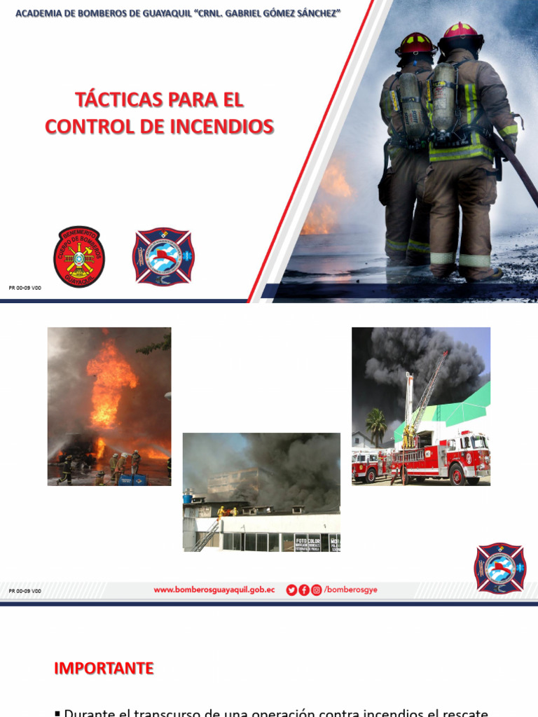 18.1 Tacticas para El Control de Incendios | PDF | Bombero | Naturaleza