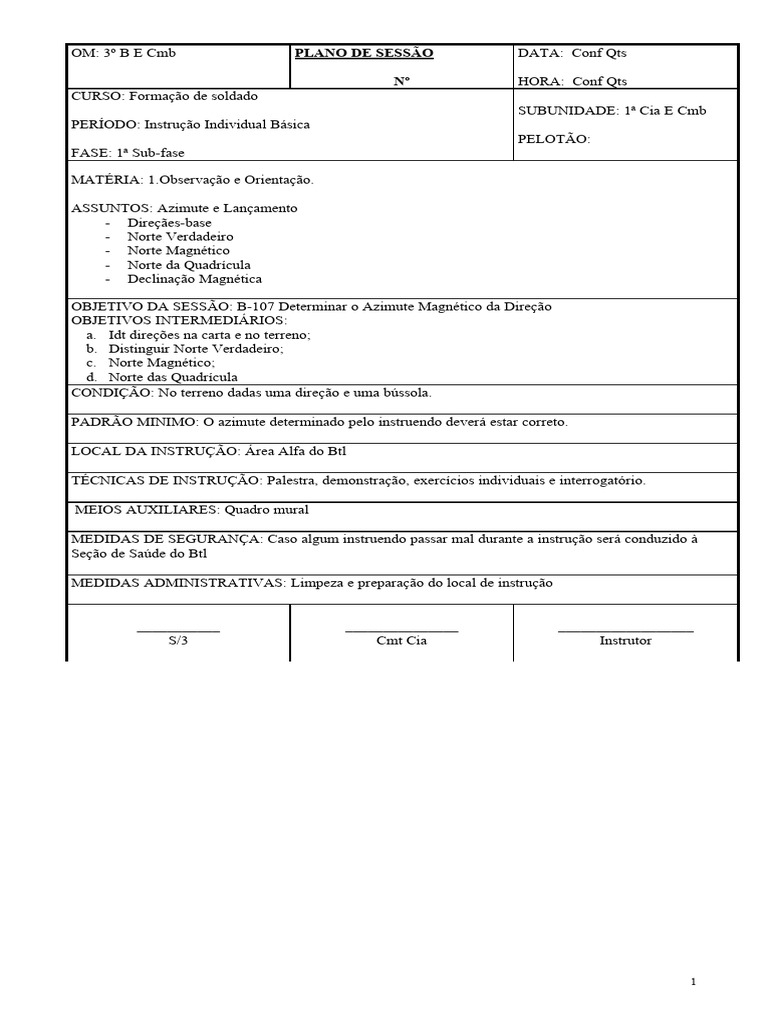 RA 16 B 107 Deter o Azimute Magn+®tico Da Dire+º+úo Atualiz | PDF ...