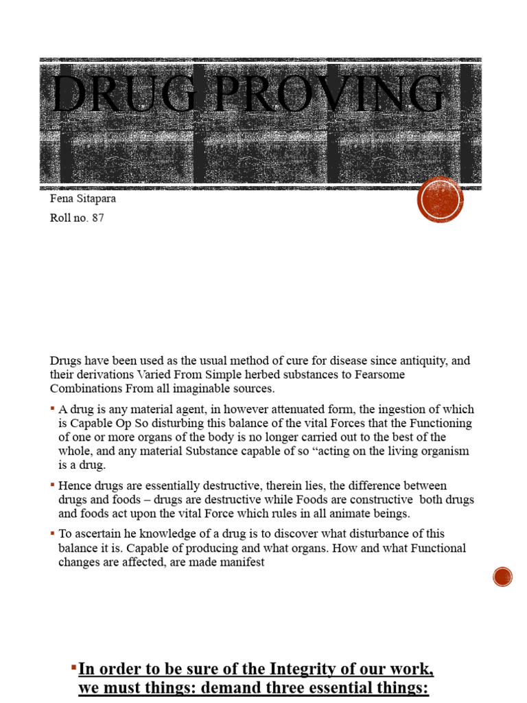 CHAPTER 15 Drug Proving by H.a.robert-1 | PDF