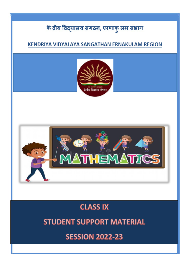Class IX Mathematics Study Material | PDF | Cartesian Coordinate System ...