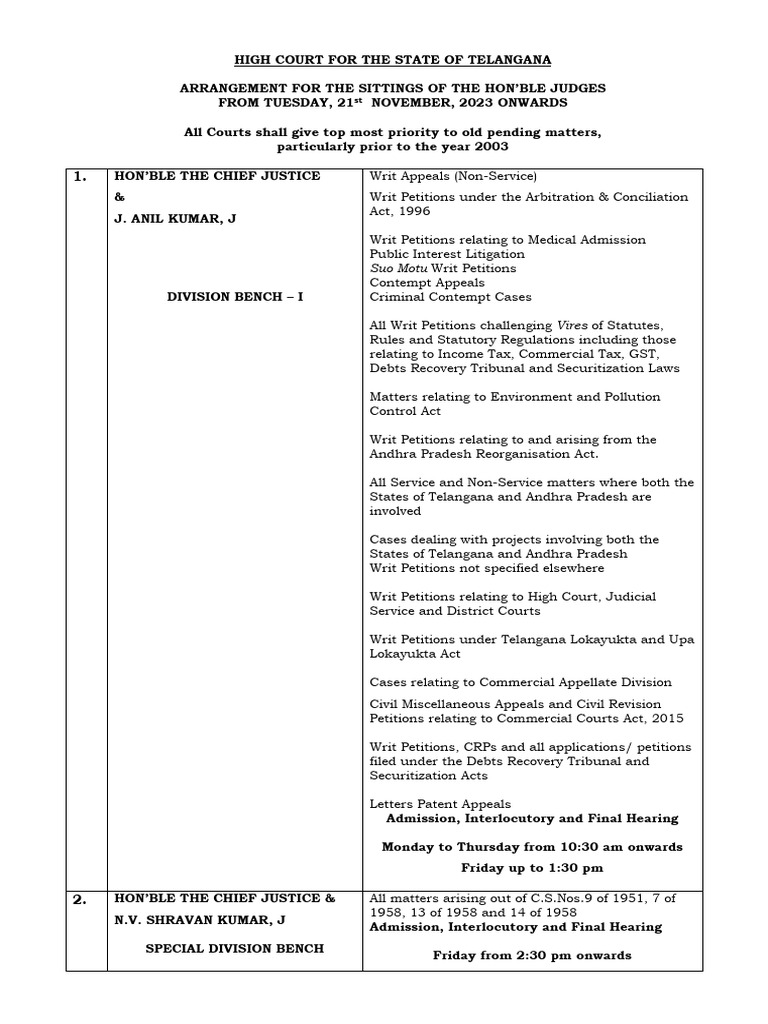 Sitting Arrangement | PDF